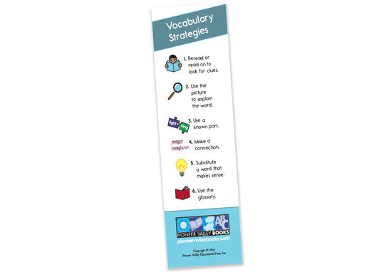 Vocabulary Strategies Tool (pack of 25) – Literacy Footprints